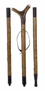 3-delt Tumpstick med hjortegevir på hassel - Thumbstick - Skovhuse Fåregrej